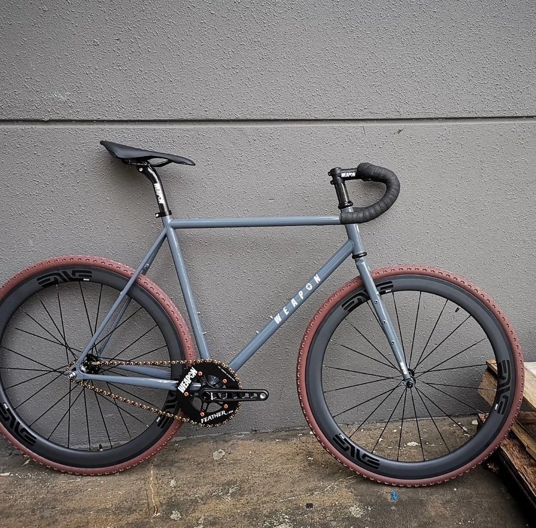 Weapon fixie bike / fixed gear bike / Single speed bike /tracklocorss ...