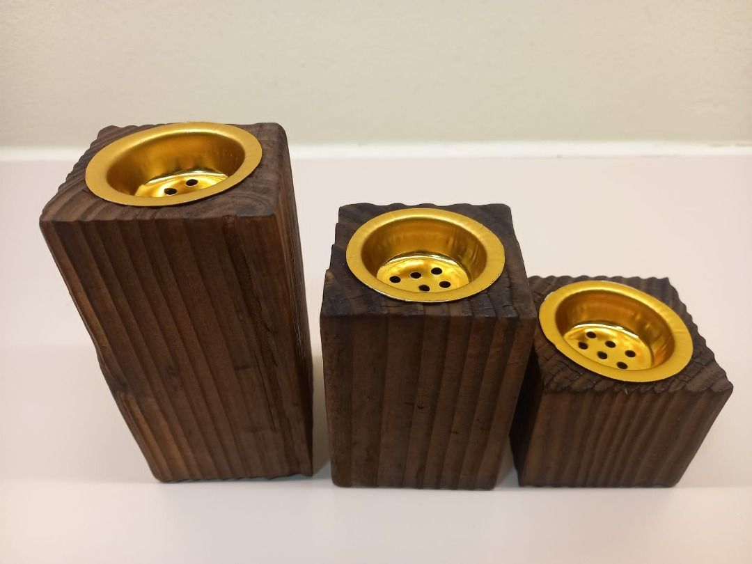 Wooden Cuboid Mabkhara - 3 sizes, Furniture & Home Living, Home ...