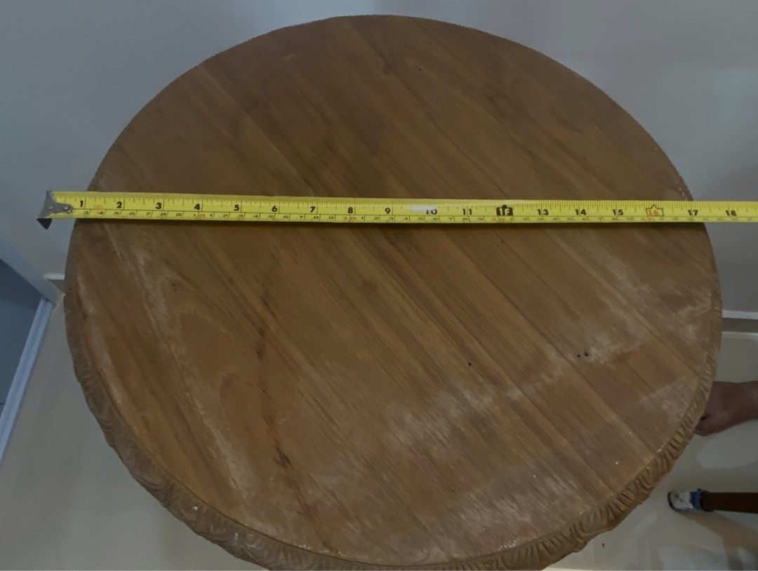 Wooden Tall Display Table, Furniture & Home Living, Furniture, Tables ...