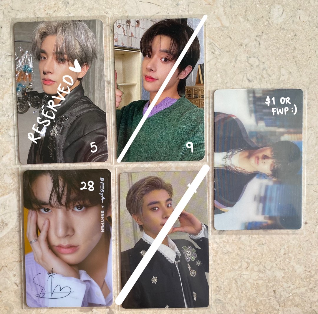[WTS/LFB] Enhypen Jake assorted pcs | Heeseung Jungwon Jay Sunghoon ...