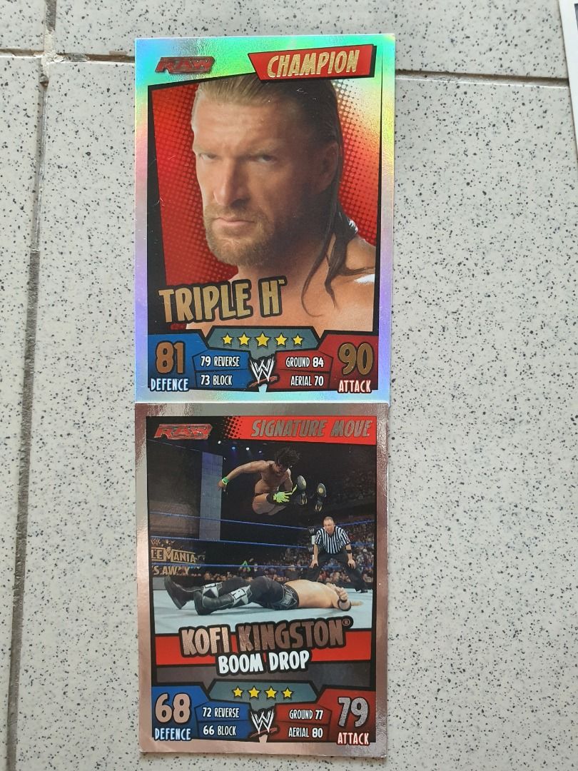 WWE slam attax, Hobbies & Toys, Toys & Games on Carousell