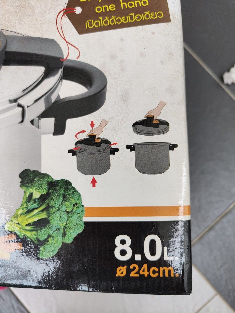 Zebra pressure cooker 8.0L, TV & Home Appliances, Kitchen Appliances ...