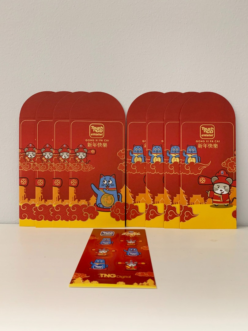 2020 Touch n Go eWallet Chinese New Year Red Packets / Money Packets ...