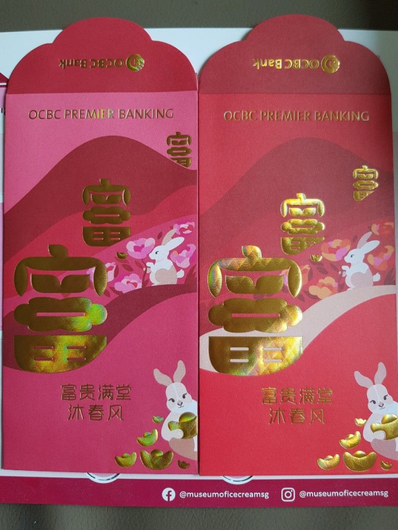 2023 OCBC premier red packets, Hobbies & Toys, Stationery & Craft ...