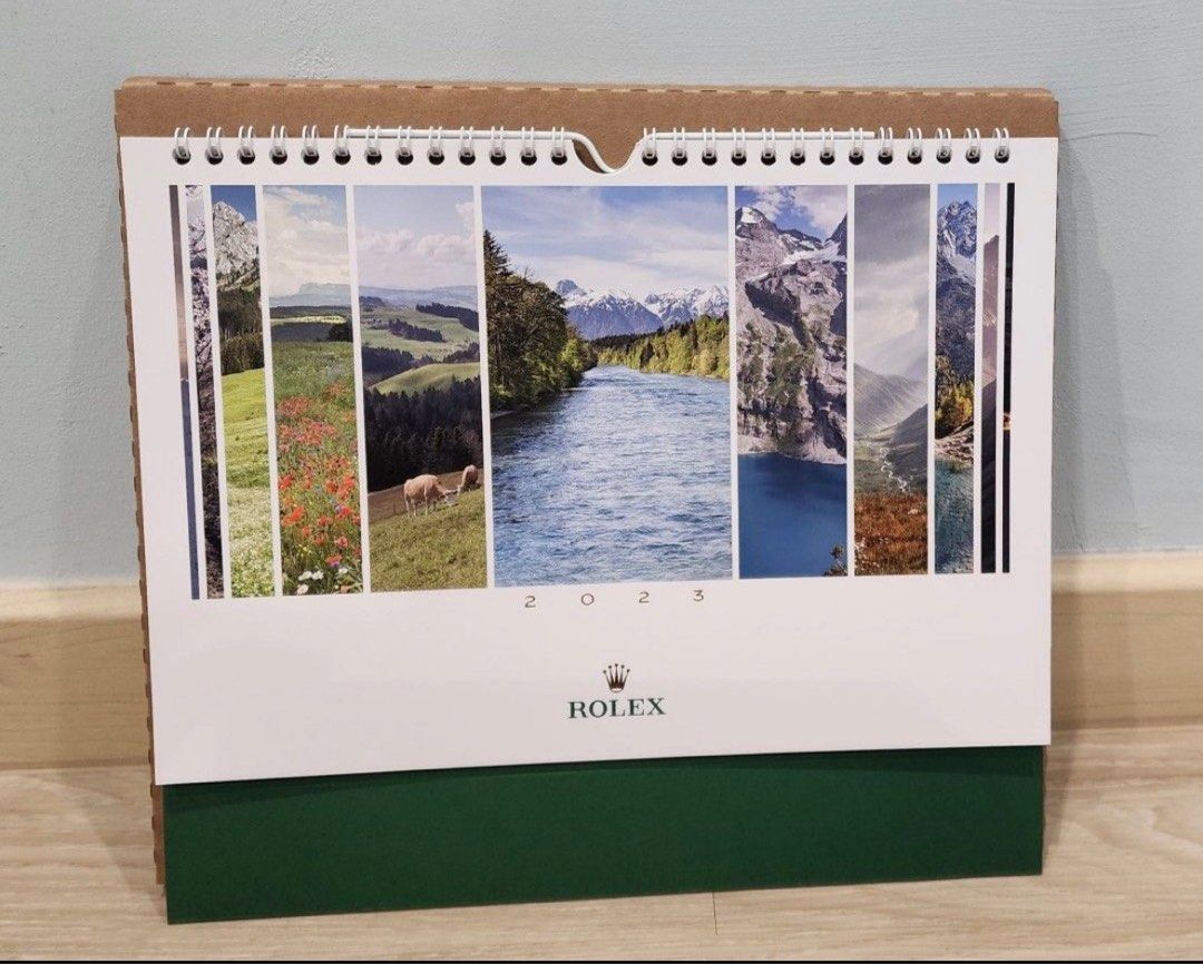 2023 Rolex table calendar, Luxury, Watches on Carousell