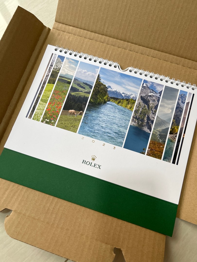 2023 Rolex table calendar, Luxury, Watches on Carousell