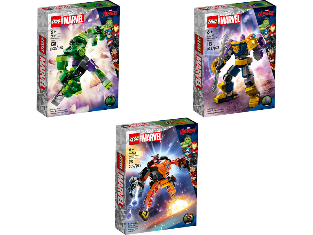 [3 Set Bundle] LEGO 76241 / 76242 / 76243 - Marvel - Hulk Mech Armor ...