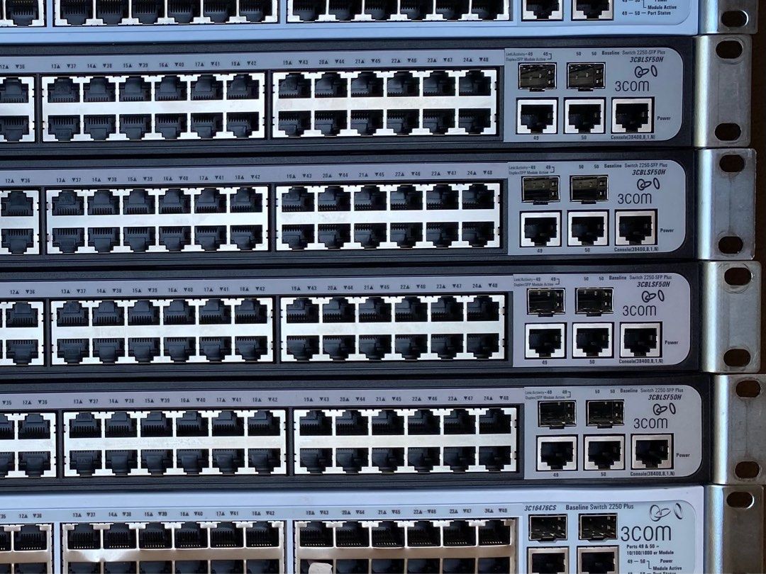 3com switch 48 port, Computers & Tech, Desktops on Carousell