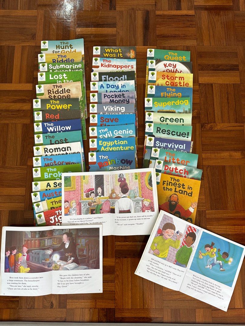 40 Books, Oxford Reading Tree Leve 7-9 (For K1-K3), 興趣及遊戲, 書本 & 文具, 小朋友 ...