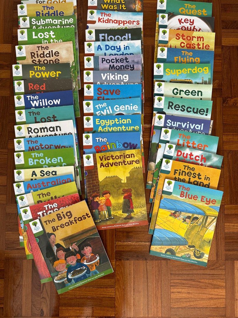 40 Books, Oxford Reading Tree Leve 7-9 (For K1-K3), 興趣及遊戲, 書本 & 文具, 小朋友 ...