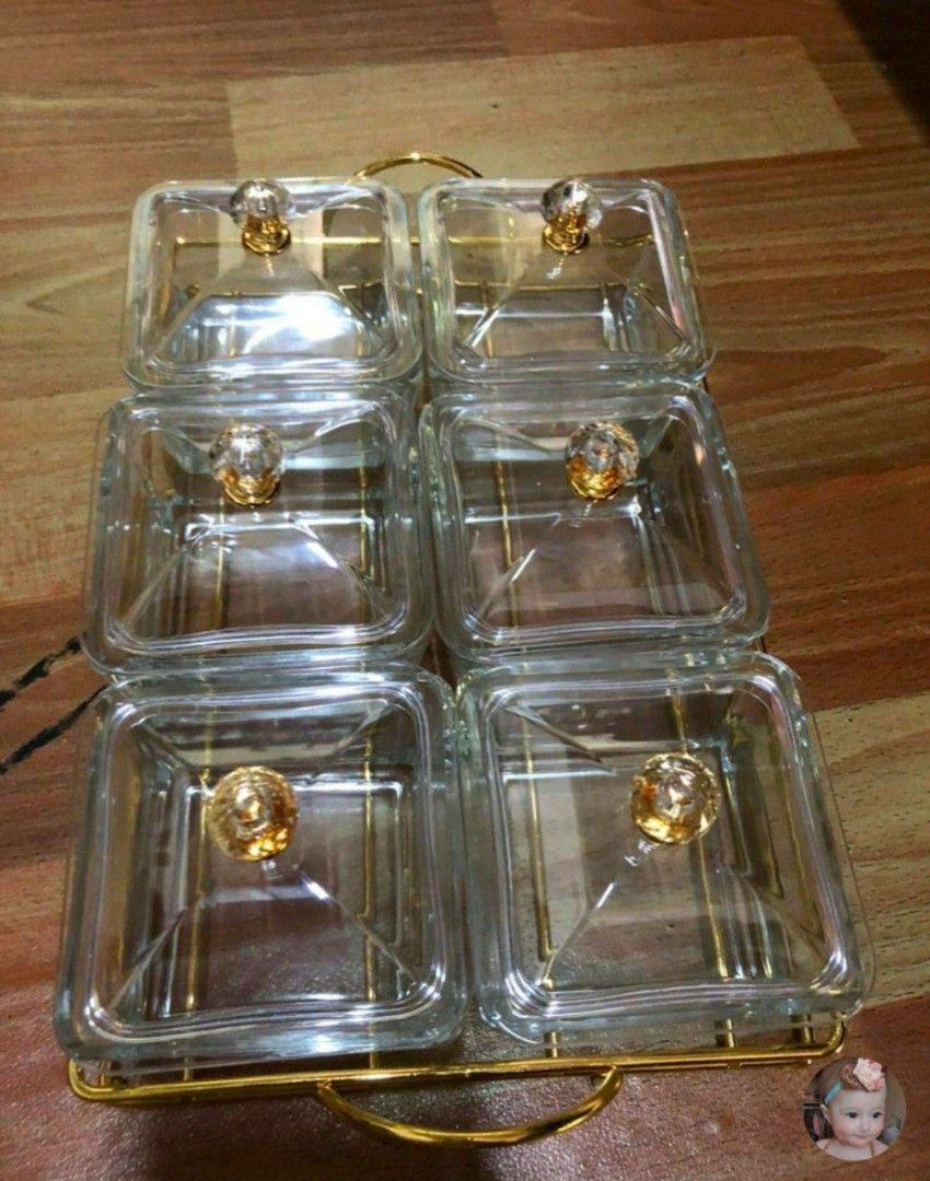 4&6 grid bekas kuih raya, Furniture & Home Living, Home Decor, Other ...