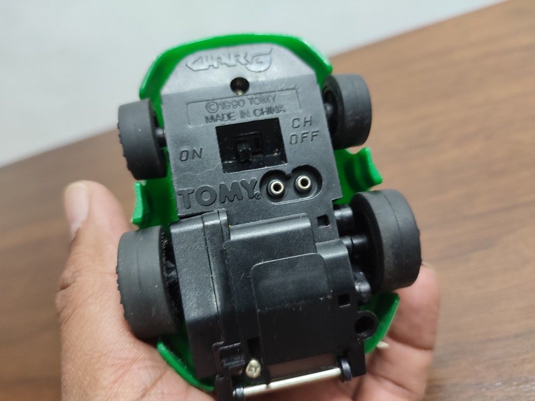 90s Vintage Tomy Char-G radio controlled wheelie fun Porsche 911 # ...