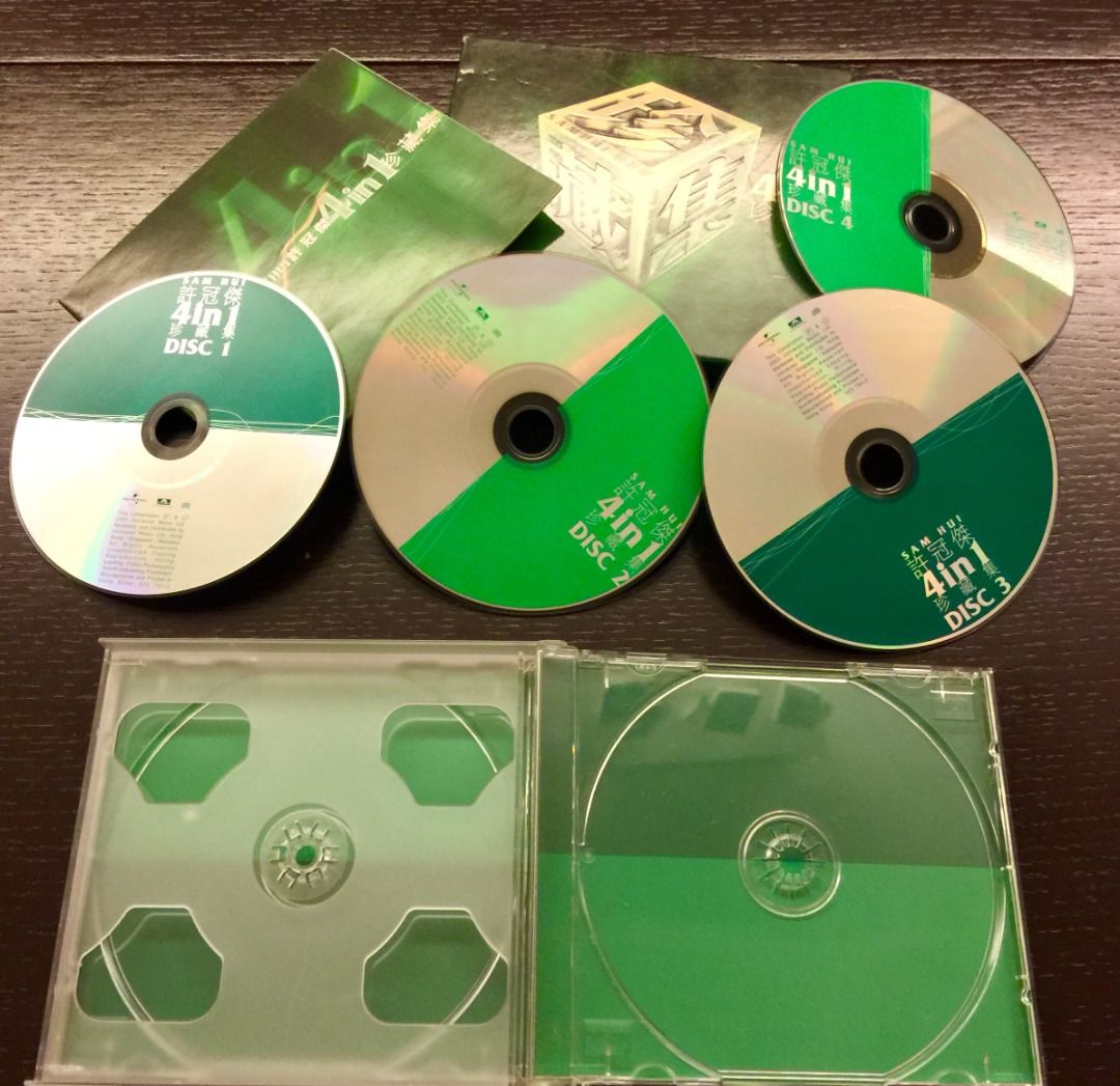 許冠傑音樂珍藏集 4CD 套裝 Sam Hui Music Collection 4CD Set, 興趣及遊戲, 音樂樂器 & 配件, 音樂與 ...