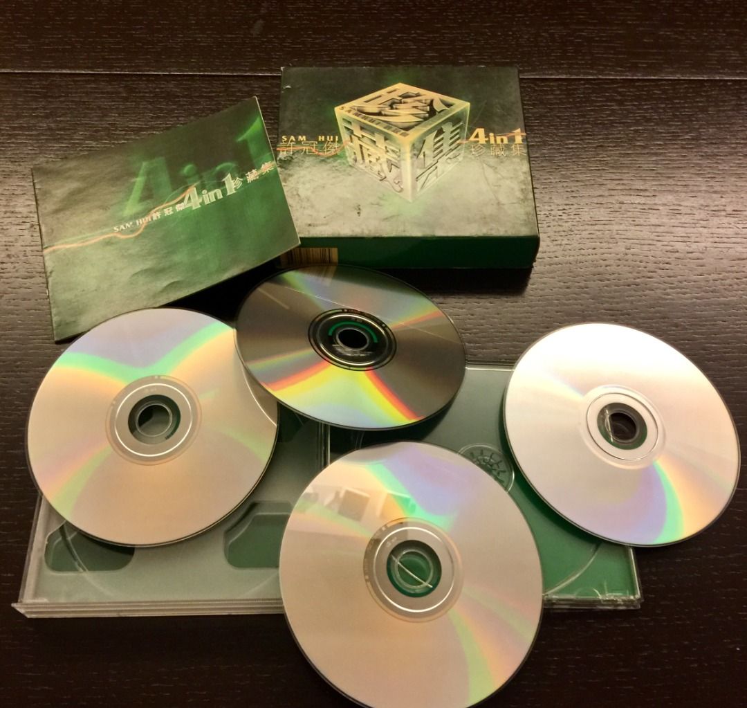 許冠傑音樂珍藏集 4CD 套裝 Sam Hui Music Collection 4CD Set, 興趣及遊戲, 音樂樂器 & 配件, 音樂與 ...