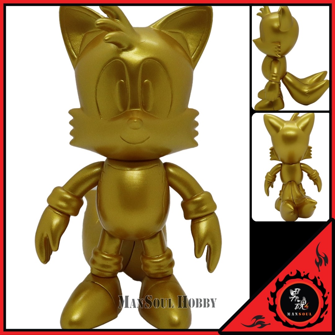 [日版 質保] 超音鼠 塔爾斯 金 soup SOFVIPS Tails Figure, 興趣及遊戲, 玩具 & 遊戲類 - Carousell