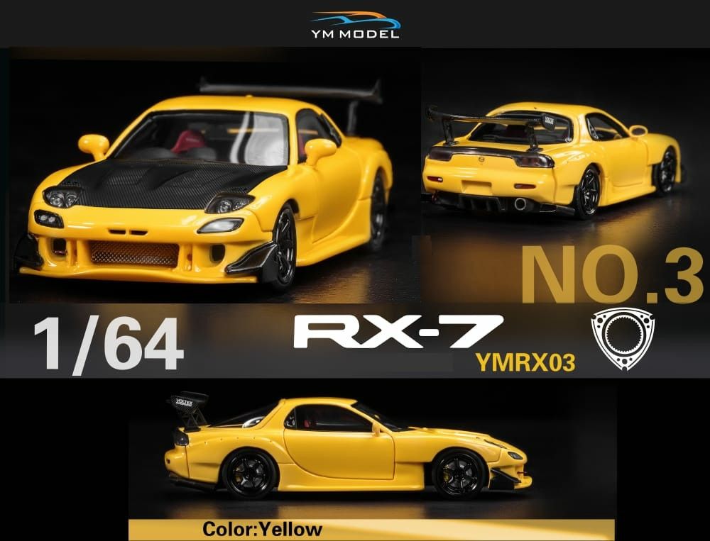 全新 YM Model RX7 FD3S ( 頭文字D initial D 高橋啟介 啟介), 興趣及遊戲, 玩具 & 遊戲類 - Carousell