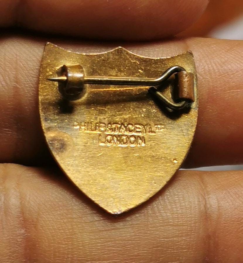 ACS anglo Chinese school copper enamel badge, Hobbies & Toys ...