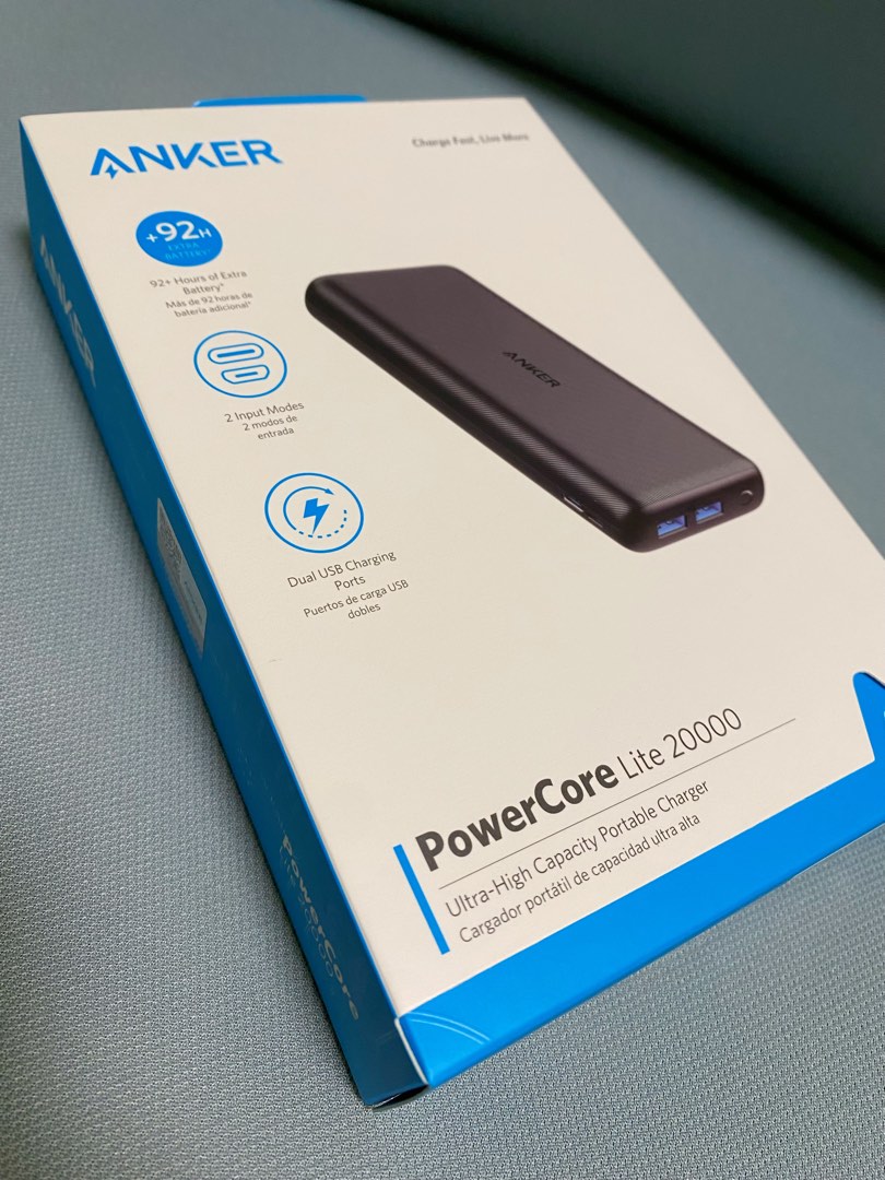 Anker PowerCore Lite 20,000 [NEW!], Mobile Phones & Gadgets, Mobile ...
