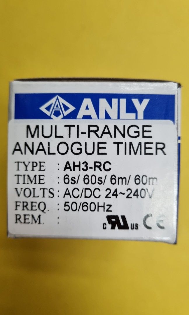 ANLY Timer, AH3-RC, TV & Home Appliances, Electrical, Adaptors ...