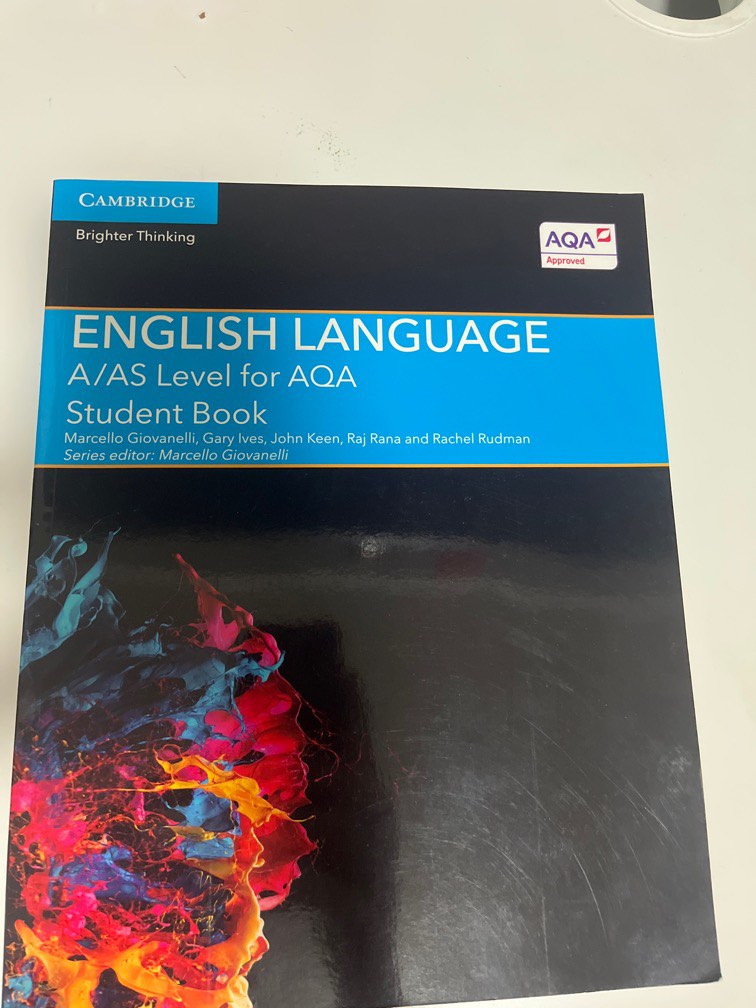 AQA A/AS Level English Student Textbook, 興趣及遊戲, 書本 & 文具, 教科書 - Carousell