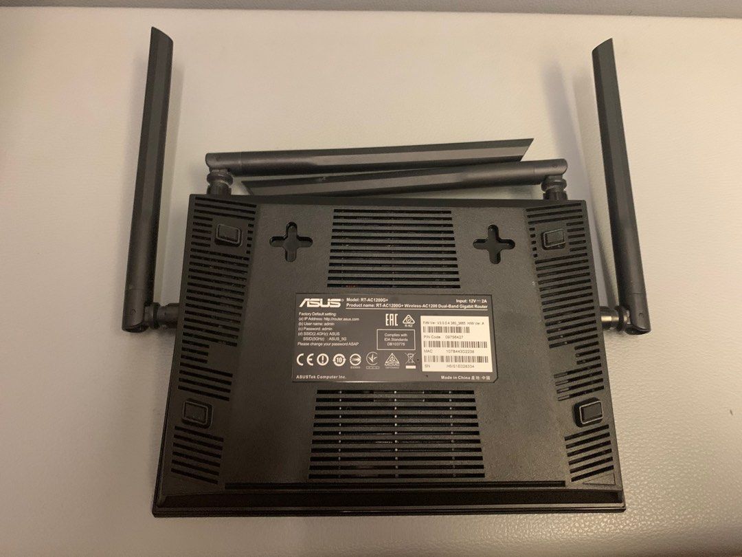 Asus AC1200 Dual band router, Computers & Tech, Parts & Accessories ...