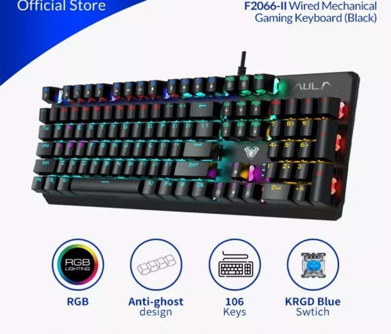 Aula FZ066-II, Mechanical Keyboard, Computers & Tech, Parts ...