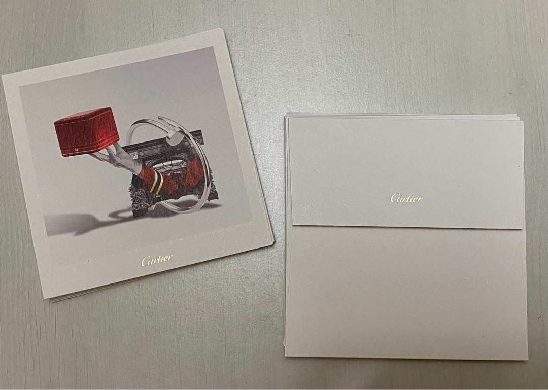 Authentic Cartier Greeting Card @ 10 Pieces , Luxury, Accessories on ...