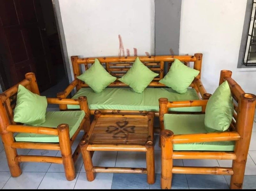 Bamboo sala set with foam store