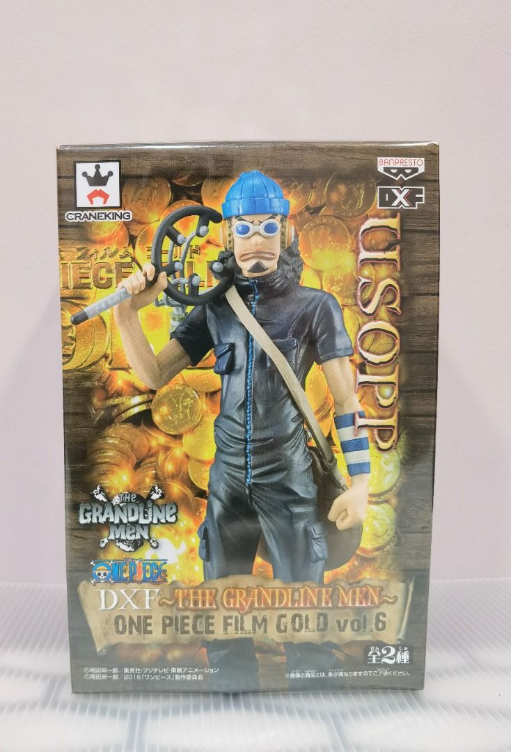 Banpresto DXF Usopp The Grandline Men Film Gold One Piece Figure ...