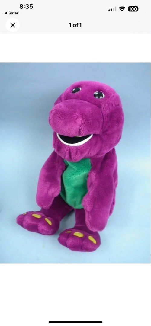 Barney Actimates Interactive Toy, Hobbies & Toys, Toys & Games on Carousell
