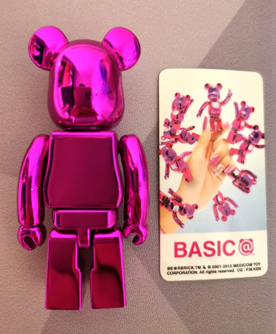 [In Stock] Bearbrick Series 25 Basic @ (Pink Metallic) 100%, Hobbies ...