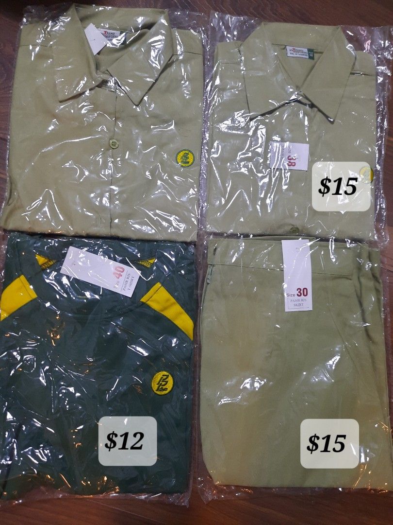 Bedok South Sec/Pasir Ris Sec school uniform, Everything Else on Carousell