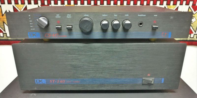 B&K ST-140 Power Amplifier and CS-117 Pre-Amplifier, Audio, Soundbars ...