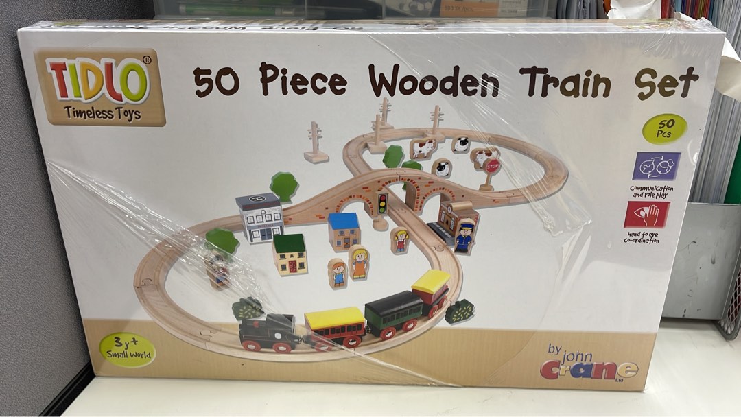 BN wooden train set, Hobbies & Toys, Toys & Games on Carousell
