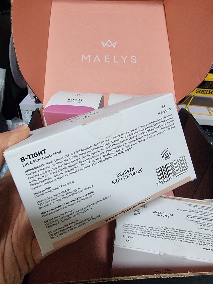 [BNIB] Maelys B-flat and B-Tight cream, Beauty & Personal Care, Bath ...