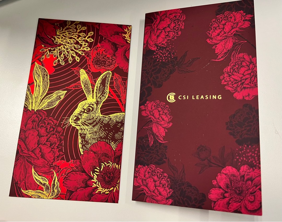 Brand new Red Packets 2023 Rabbit csi leasing (8pcs), Hobbies & Toys ...