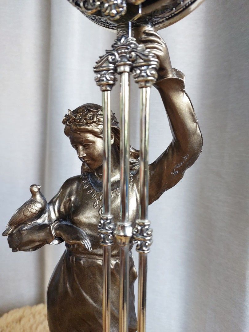 Vintage Brass Goddess Of Time Pendulum Clock, Hobbies & Toys ...