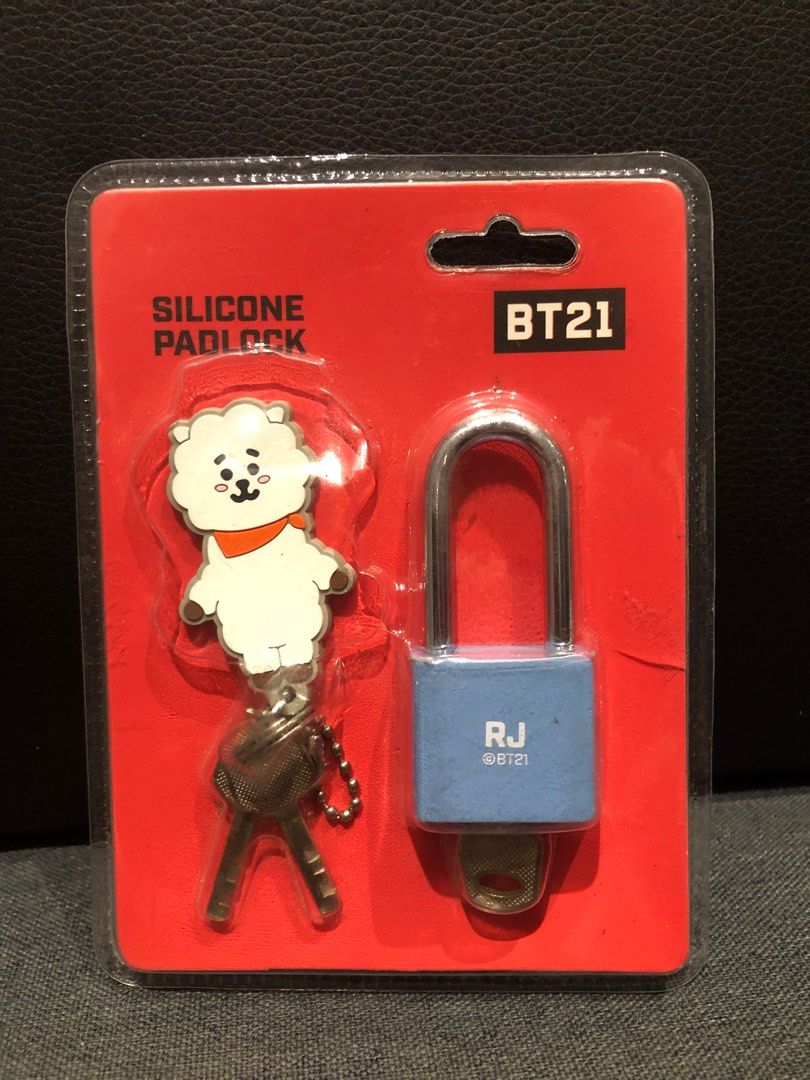 BT21 RJ Silicone Padlock, Hobbies & Toys, Memorabilia & Collectibles, K-Wave on Carousell