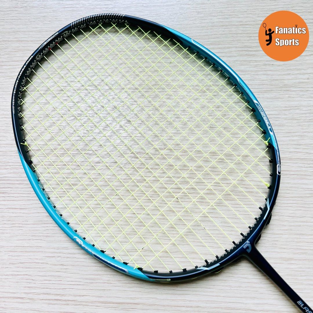 [Bundle] Brand New Jnice Elastic Force 7000 II Badminton Racket strung ...