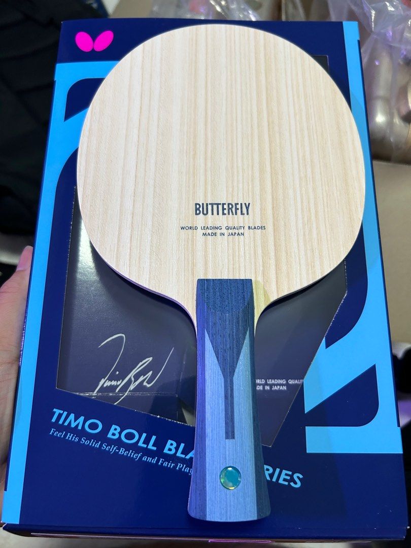 Butterfly Timo Boll ALC FL brand new table tennis racket, Sports Equipment, Sports & Games ...