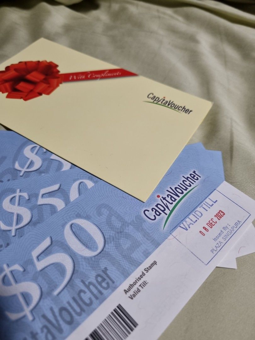 Capitaland Vouchers $150, Tickets & Vouchers, Vouchers on Carousell