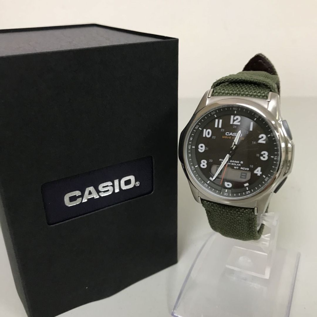 CASIO 卡西歐 Waveceptor 陽能動力錶 WVA-M630B-3AJF, 男裝, 手錶及配件, 手錶 - Carousell