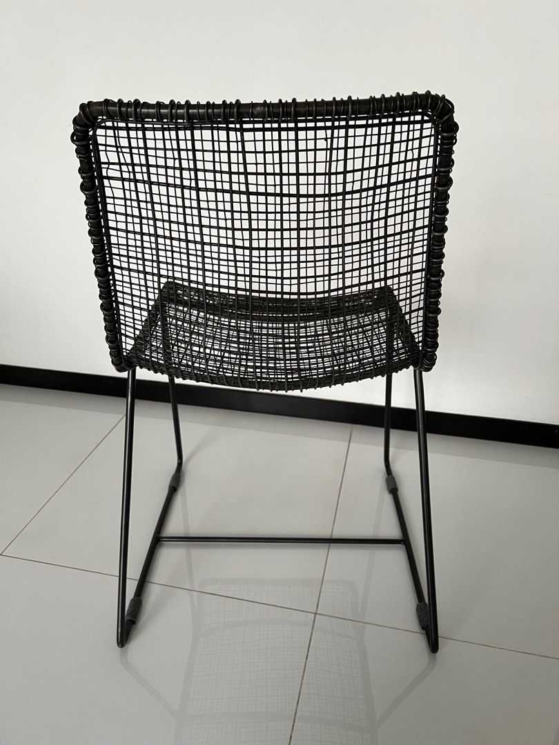 CB2 Crate & Barrel Reed Dining Chairs (Set of 4 Chairs), Furniture ...