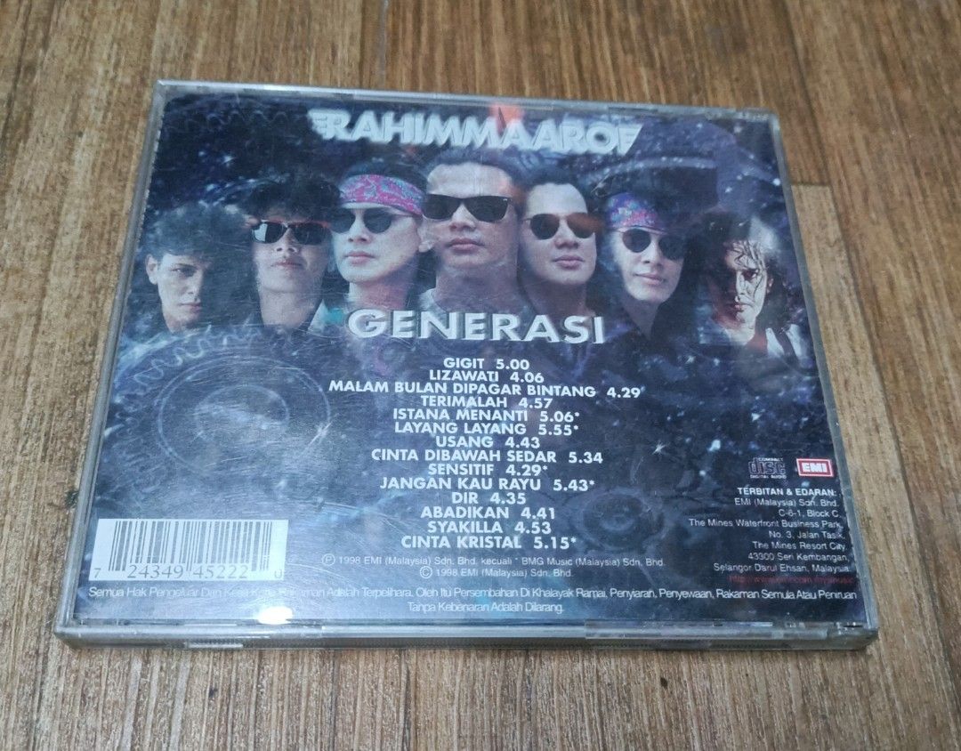 CD RAHIM MAAROF @ 1998 EMI MALAYSIA SDN BHD.., Hobbies & Toys, Music ...