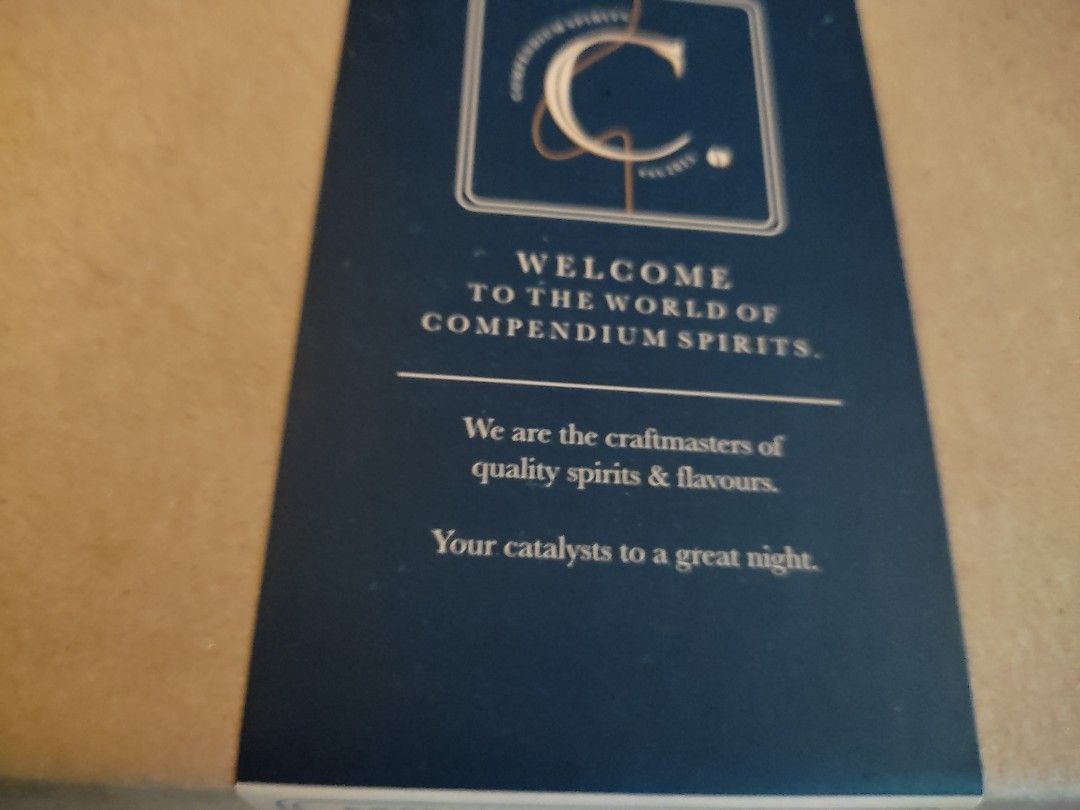Chartered by Compendium Spirits (4x5cl at 68% ABV), Food & Drinks ...