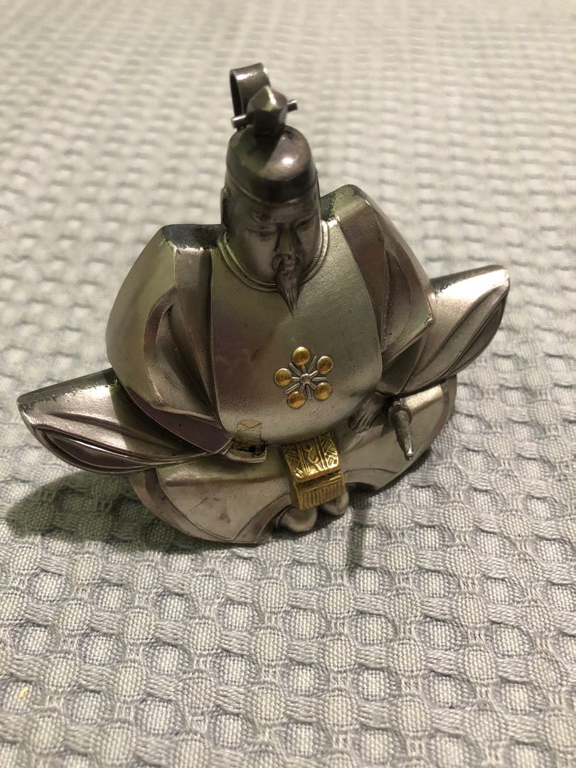 Chinese warrior small metallic tin desk display, Hobbies & Toys ...