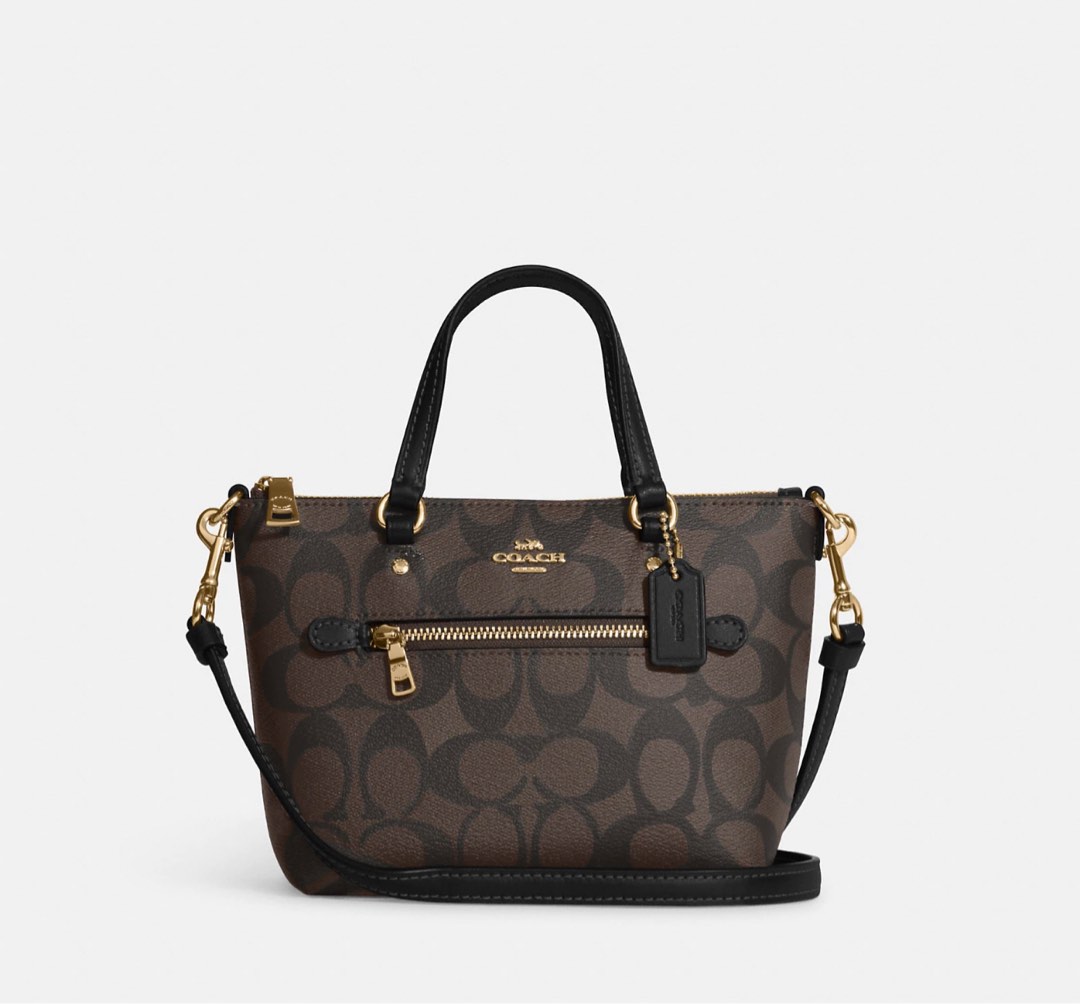 Coach mini gallery in signature, Women's Fashion, Bags & Wallets, Cross ...