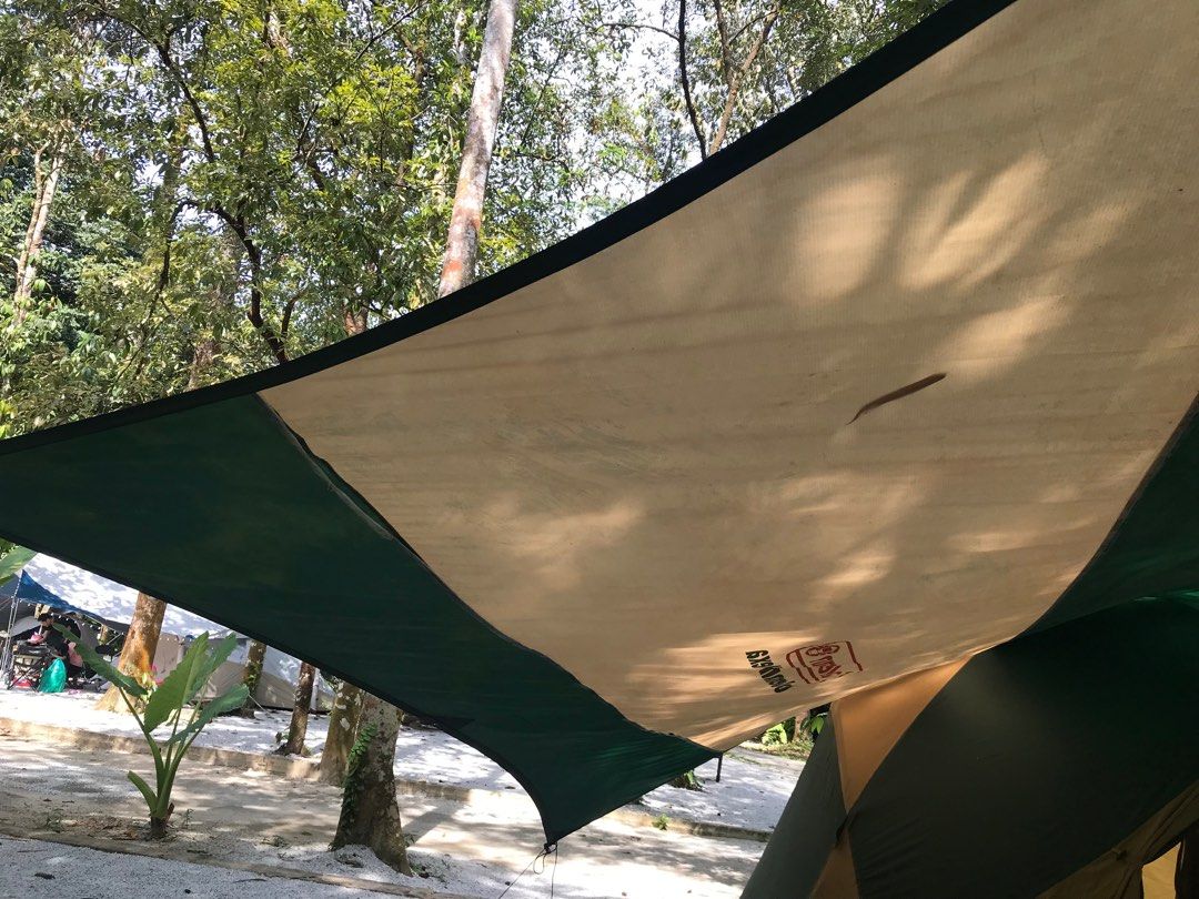 Coleman Flysheet Tarp, Sports Equipment, Hiking & Camping on Carousell