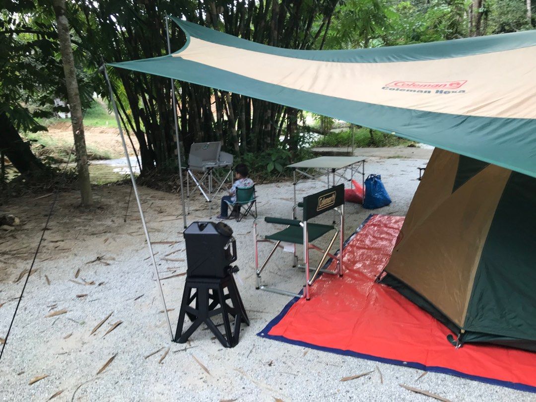 Coleman Flysheet Tarp, Sports Equipment, Hiking & Camping on Carousell