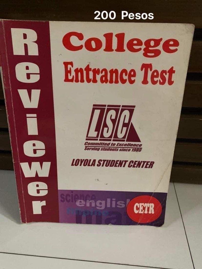 College Entrance Test Reviewer/ UPCAT/ACET/USTET/DCAT, Hobbies & Toys ...